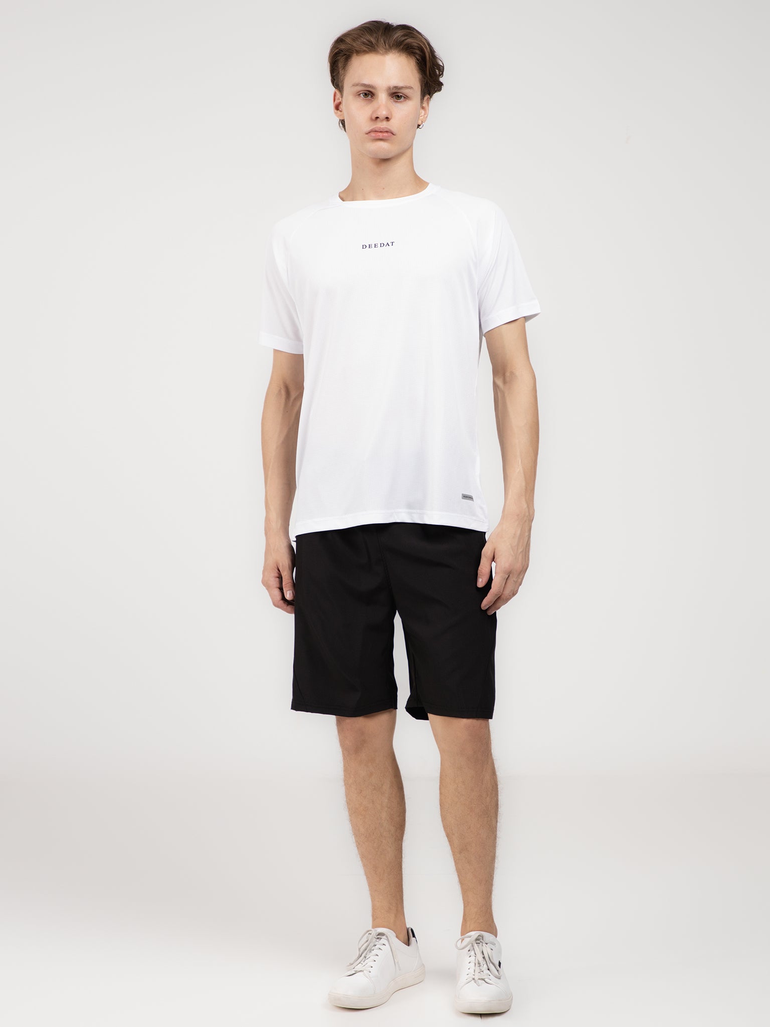 DEEDAT Performance Wear Crew Neck Tee - White – Deedat