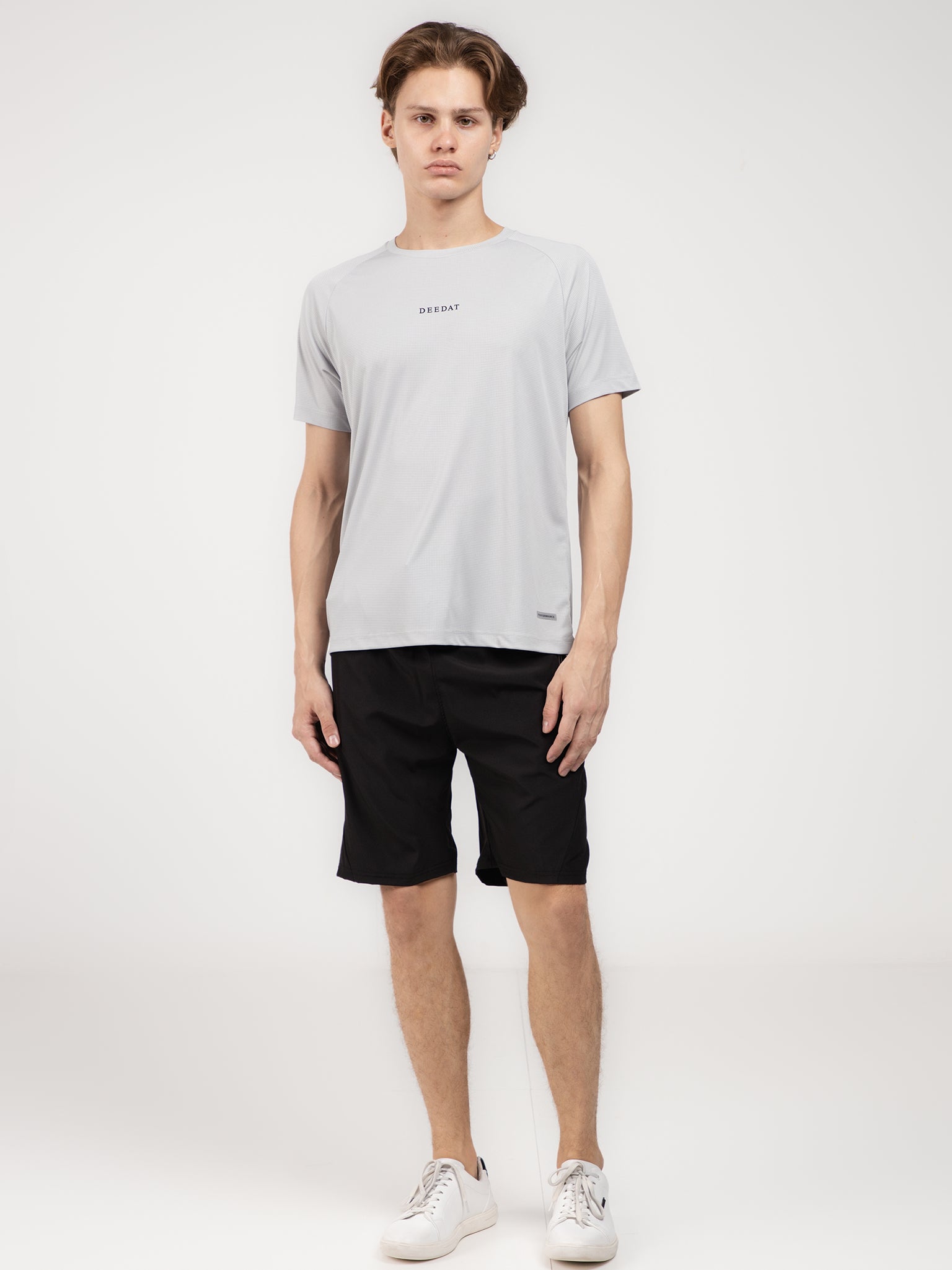 DEEDAT Performance Wear Crew Neck Tee - Gray – Deedat